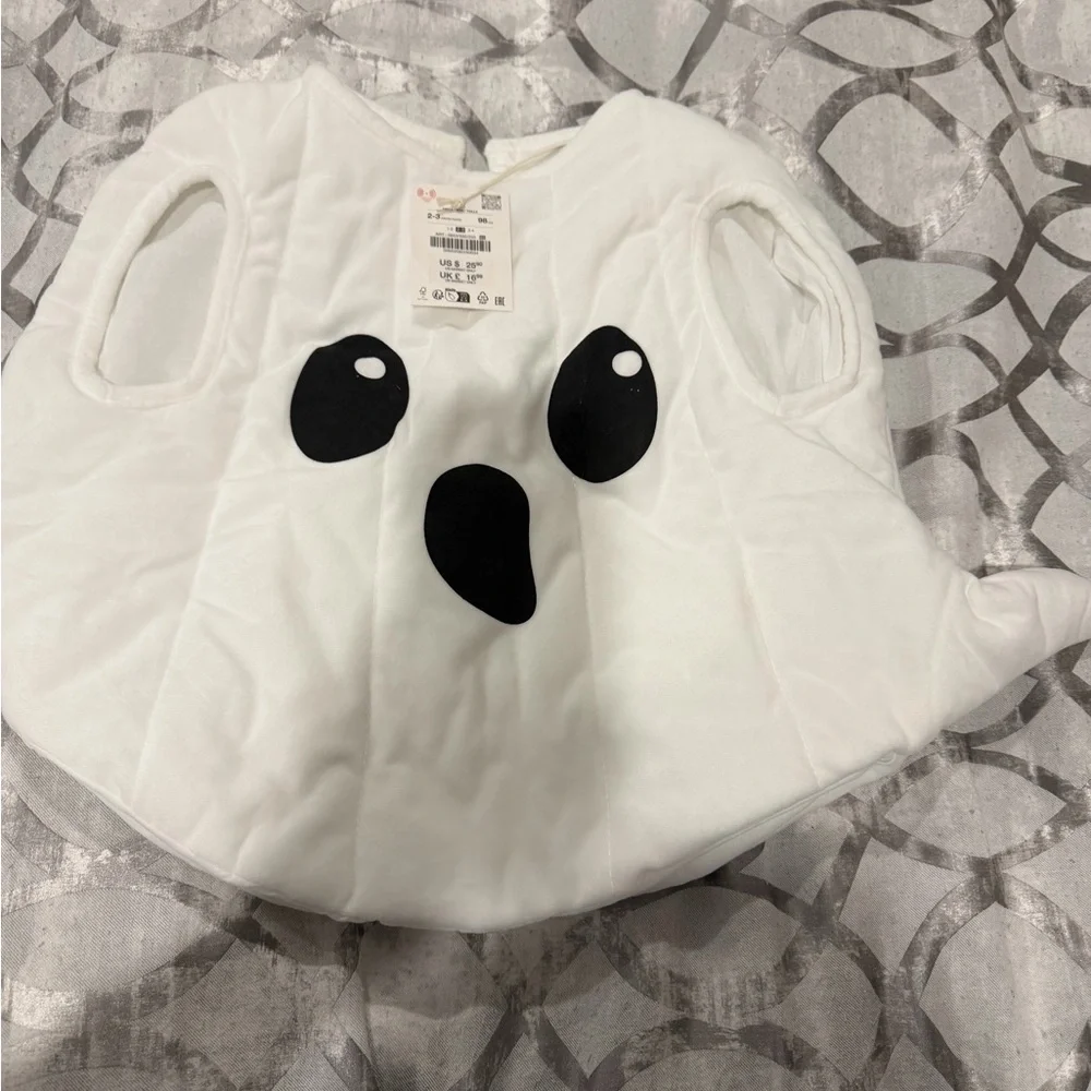 Zara | Costumes | Zara Kids Ghost Costume White And Black | Poshmark